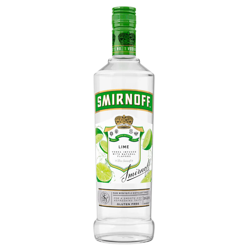 Buy Smirnoff Lime 750ml - Refreshing Vodka | Uptown Liquor